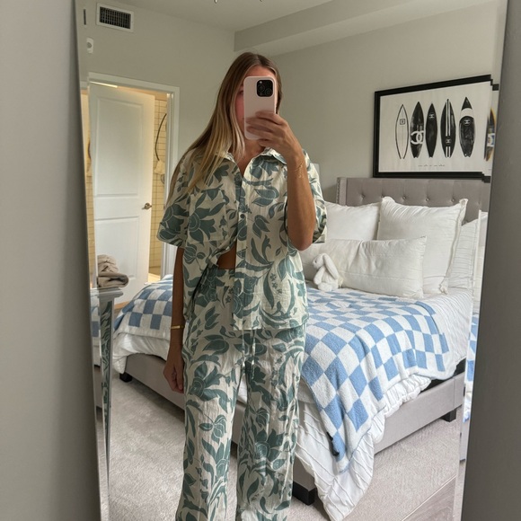 Pants & Jumpsuits | Zara Matching Linen Set | Poshmark